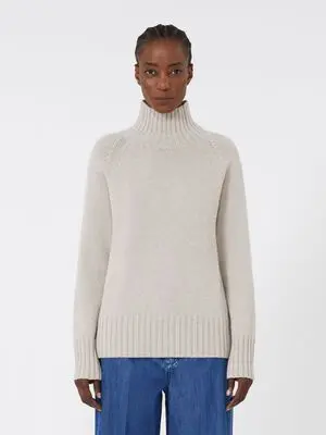 Max Mara Wool And Cashmere Polo-neck Sweater