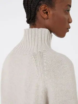 Max Mara Wool And Cashmere Polo-neck Sweater
