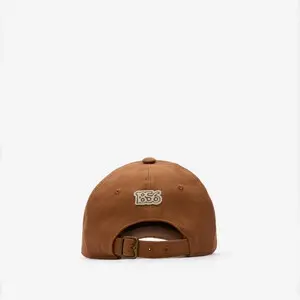 Burberry Knight Crest Gabardine Baseball Cap - Ginger Brown