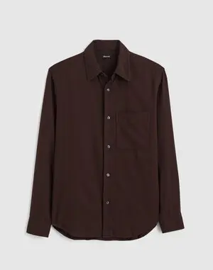 Madewell Lightweight Flannel Button-up Shirt - Molasses