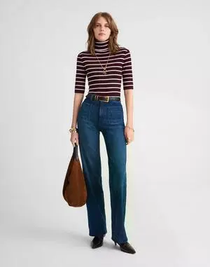 Madewell The Emmett Wide-leg Jean - Nighthawk Wash