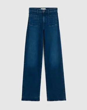 Madewell The Emmett Wide-leg Jean - Nighthawk Wash