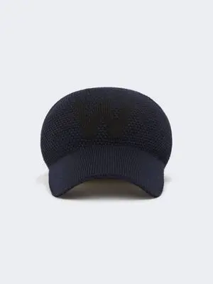 Max Mara Wool Baseball Cap - Midnightblue