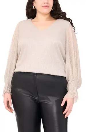 Vince Camuto Metallic Blouses