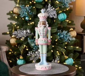 VALERIE PARR HILL As Is 18' Nutcracker Figure W/ Sweet Treats Valerie - One-color