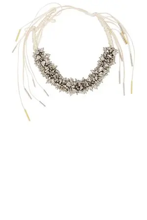 Dries Van Noten Stone Necklace - Silver
