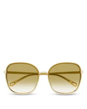 Chloé Square Sunglasses, 56mm