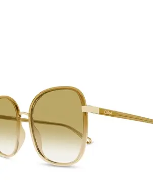 Chloé Square Sunglasses, 56mm