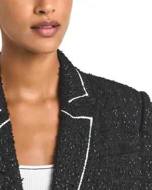 Derek Lam 10 Crosby Estelise Galaxy Tweed Blazer