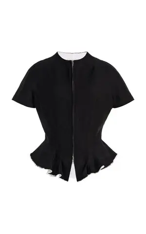 Staud Maelle Wool Top - Black