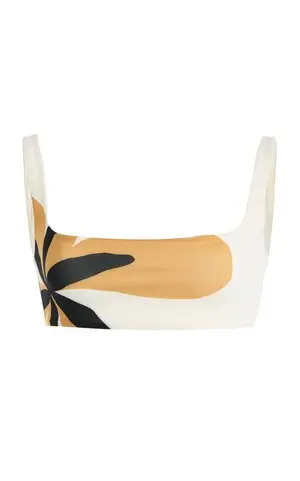 CALA DE LA CRUZ Francesca Bikini Top - White