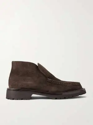 Legres 58 Suede Ankle Boots - Dark Brown