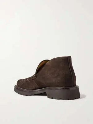 Legres 58 Suede Ankle Boots - Dark Brown