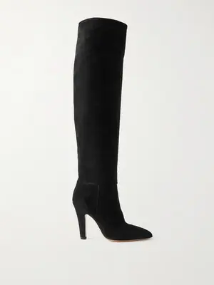 Paris Texas Elsa Suede Knee Boots