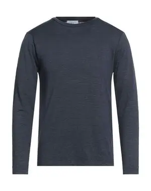 WOOL & CO T-shirt Light Size Linen, Elastane - Navy