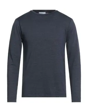WOOL & CO T-shirt Light Size Linen, Elastane - Navy