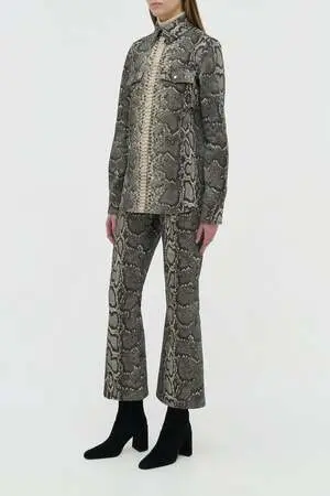 GH John Austin Printed Denim Shirt