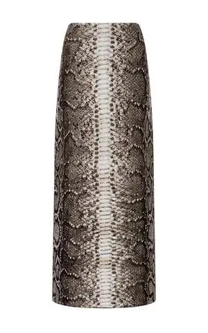 Gabriela Hearst Bragi Knit Maxi Skirt - Greyscale