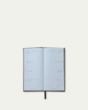 Smythson 2026 Pocket Panama Weekly Diary - Black