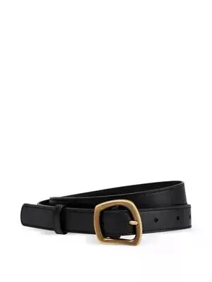 Gabriela Hearst Simone Leather Belt - Black