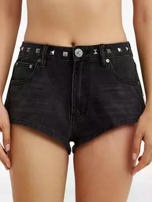 ONETEASPOON Studded Five-pocket Denim Shorts