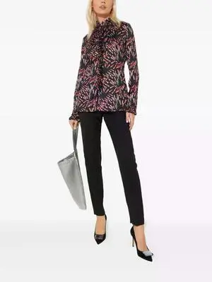 Rabanne Patterned Ruffled Blouse