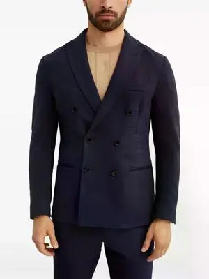 FAY Double-breasted Pocket Blazer