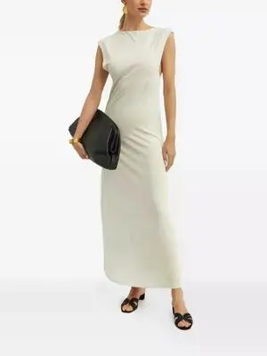 AYA MUSE Boat-neck Midi Dress