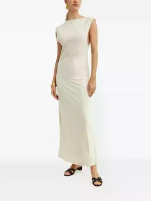AYA MUSE Boat-neck Midi Dress