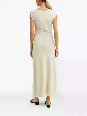 AYA MUSE Boat-neck Midi Dress
