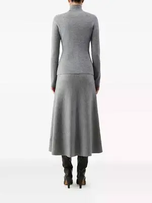 Gabriela Hearst May Roll-neck Long-sleeved Jumper - Grey