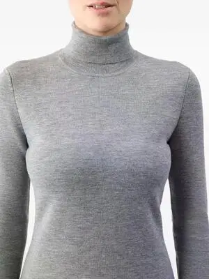 Gabriela Hearst May Roll-neck Long-sleeved Jumper - Grey