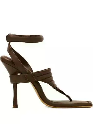 GIABORGHINI 110mm Ankle Strap Square-toe Sandals