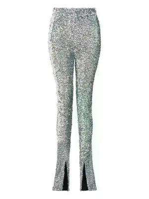 16Arlington Sequin Split Hem Trousers