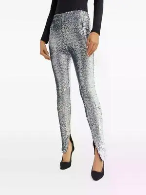16Arlington Sequin Split Hem Trousers