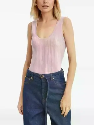 Zimmermann Ribbed-knit Top