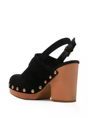 Kurt Geiger Studded Buckled Mules