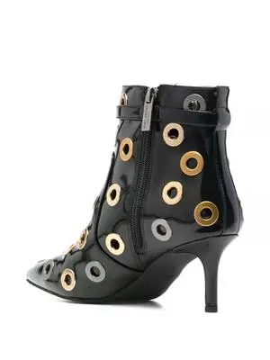 Kurt Geiger Eyelet Strap Boots