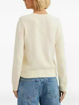 SPORTY & RICH Embroidered Wool Sweater