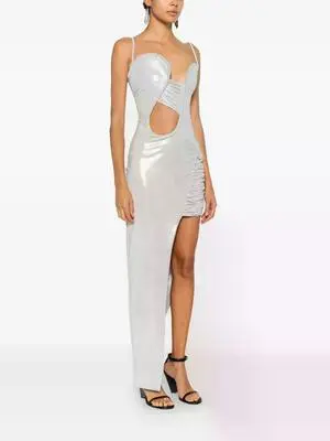MITILIANE COUTURE Iridescent Asymmetric Dress