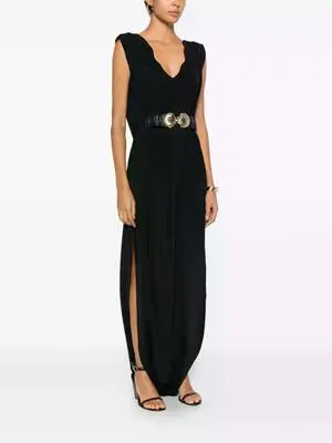 MITILIANE COUTURE Adjustable Shells Belt Maxi Dress