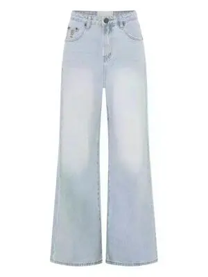 ONETEASPOON Love Machines Wide Leg Jeans