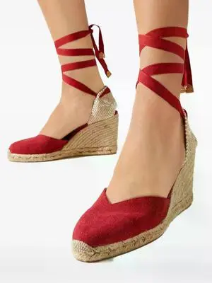 CastaÑer 90mm Chiara Wedge Espadrilles