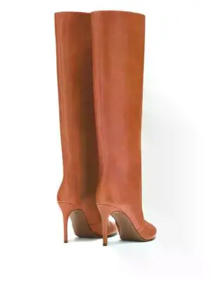 Paris Texas 85mm Pointed Leather Boots
