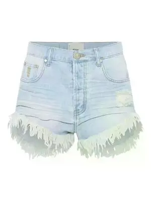 ONETEASPOON Frayed Denim Shorts