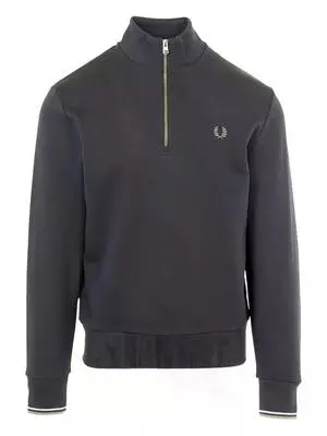 Fred Perry Half-zip Sweatshirt - Blue