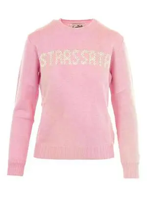 MC2 SAINT BARTH Embellished Crew Neck Sweater