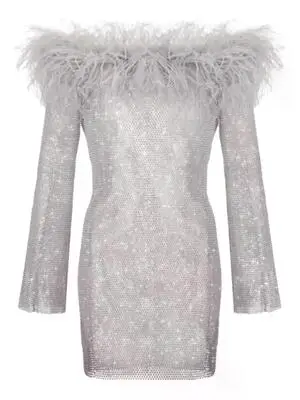 SANTA BRANDS Crystal Embellished Mini Dress