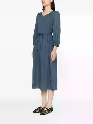 TO B. BY AGNÈS B. V-neck Tie-waist Dress