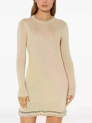 Rabanne Long Sleeve Mini Dress